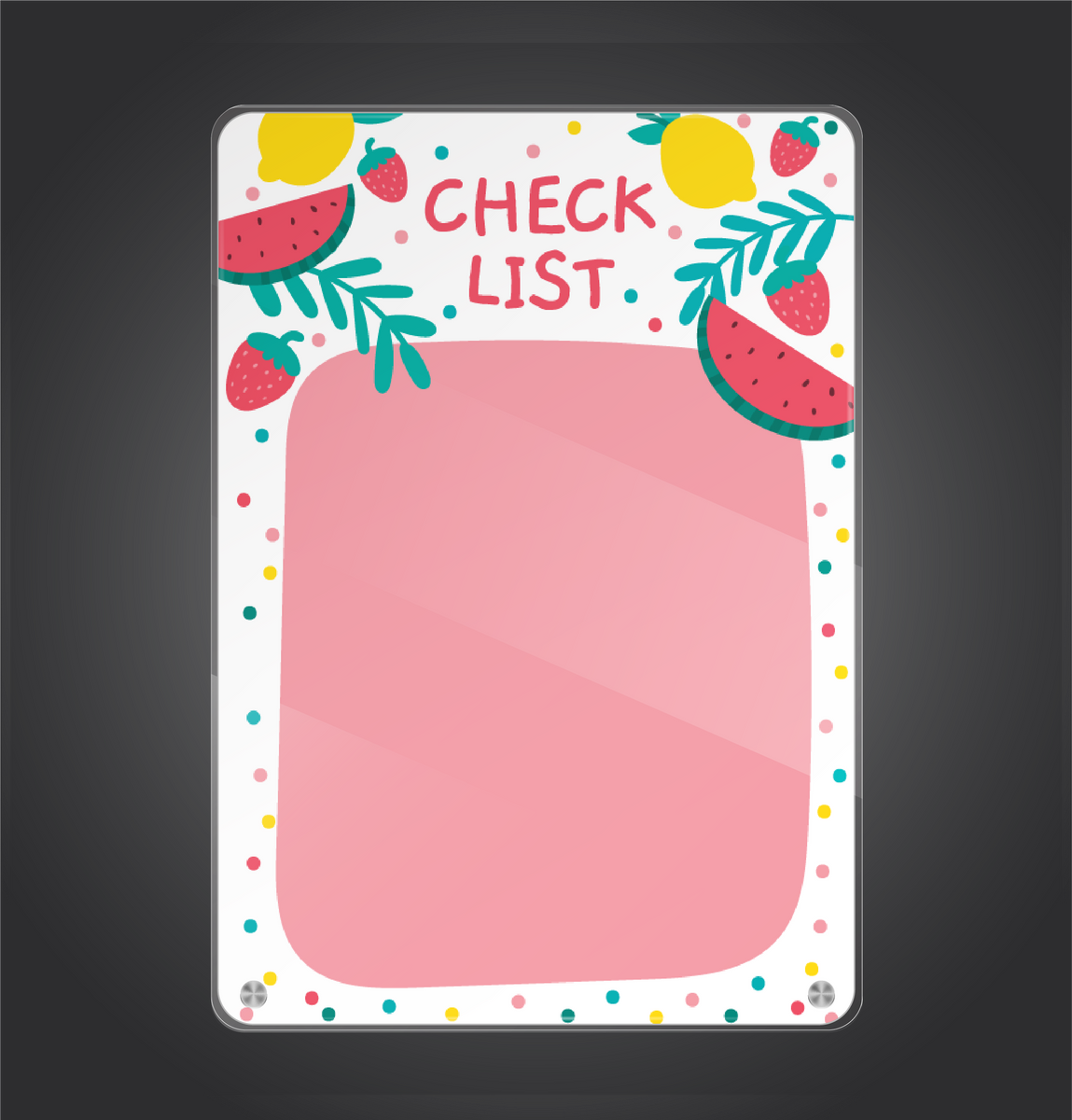 Fruitulicious Check List Planner Pop It Out fruitulicious-check-list-planner-pop-it-out